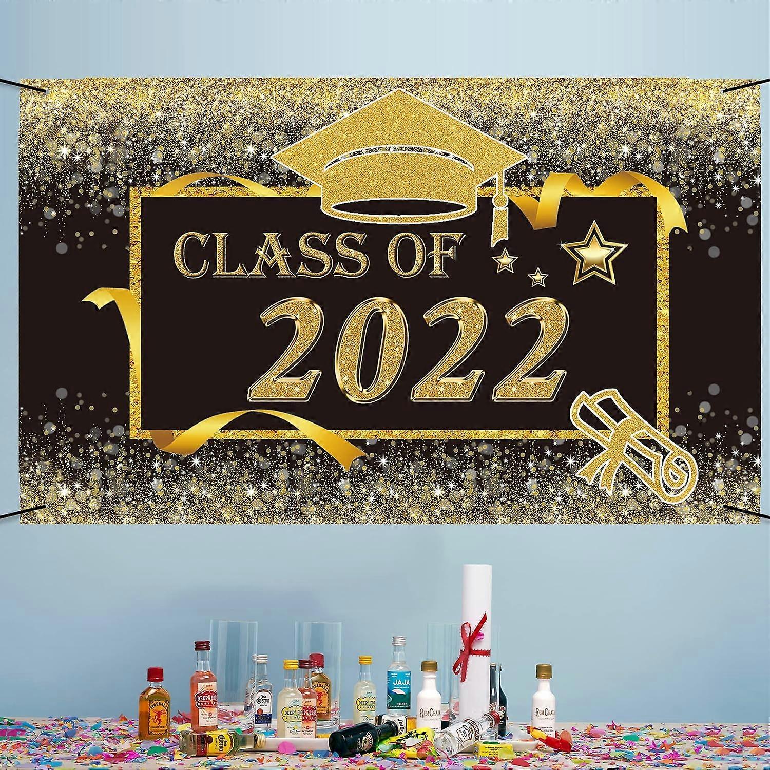 Class Of 2022 Decorations Congratulations Graduate 2022 Banner ...