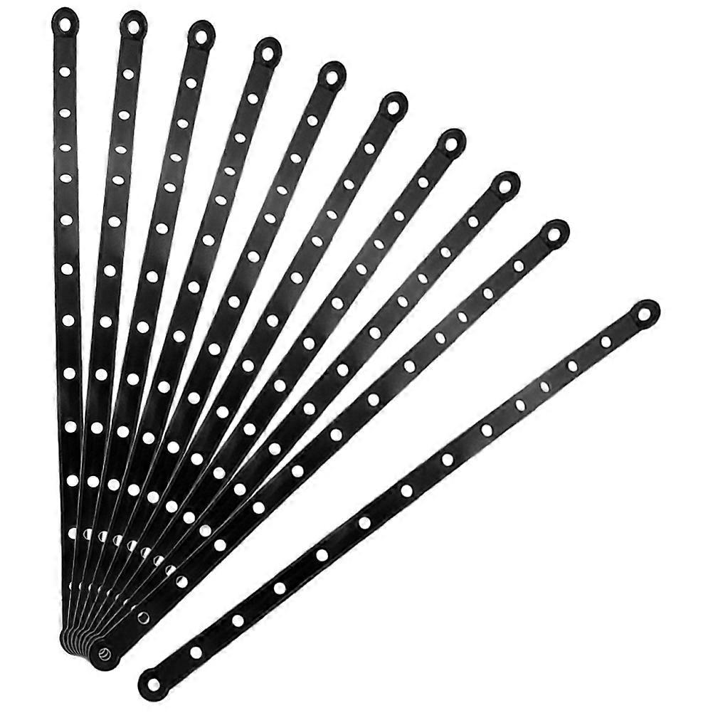 10 pcs Plastic Hanger Display Strips Hanger Connecting Strips Clothes ...