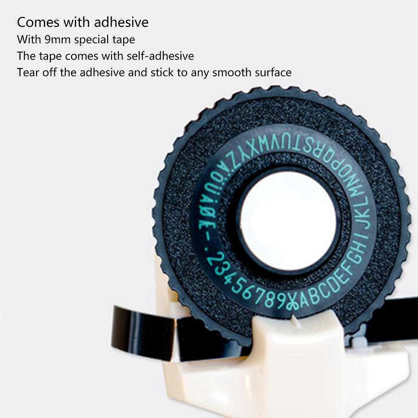 MoTex E101 Label Printer +2 Wheels Hand Stamping Printing for dymo 3D ...
