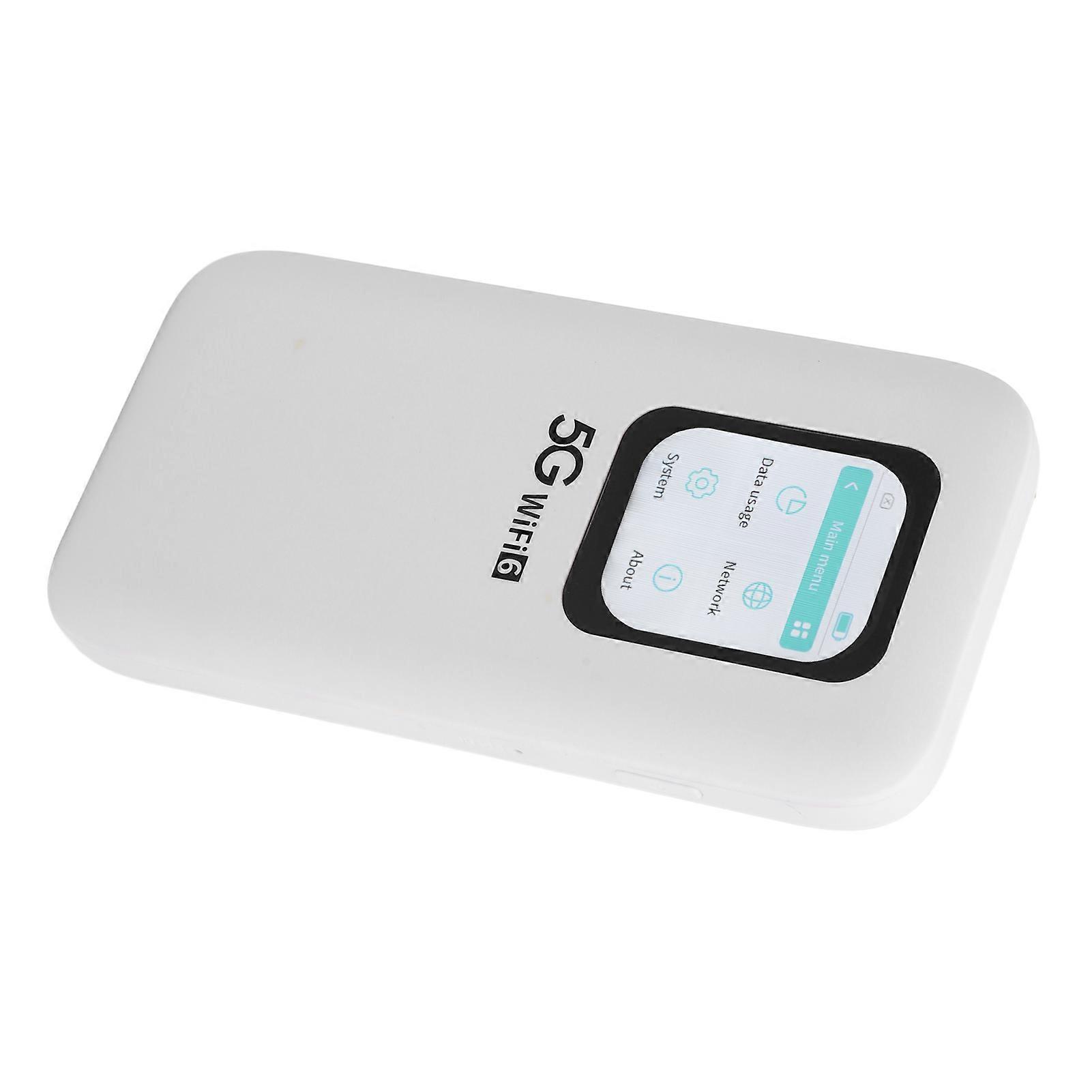 5G WiFi 6 Mobile Hotspot with Nano SIM Card Slot Connects Up To 16 ...