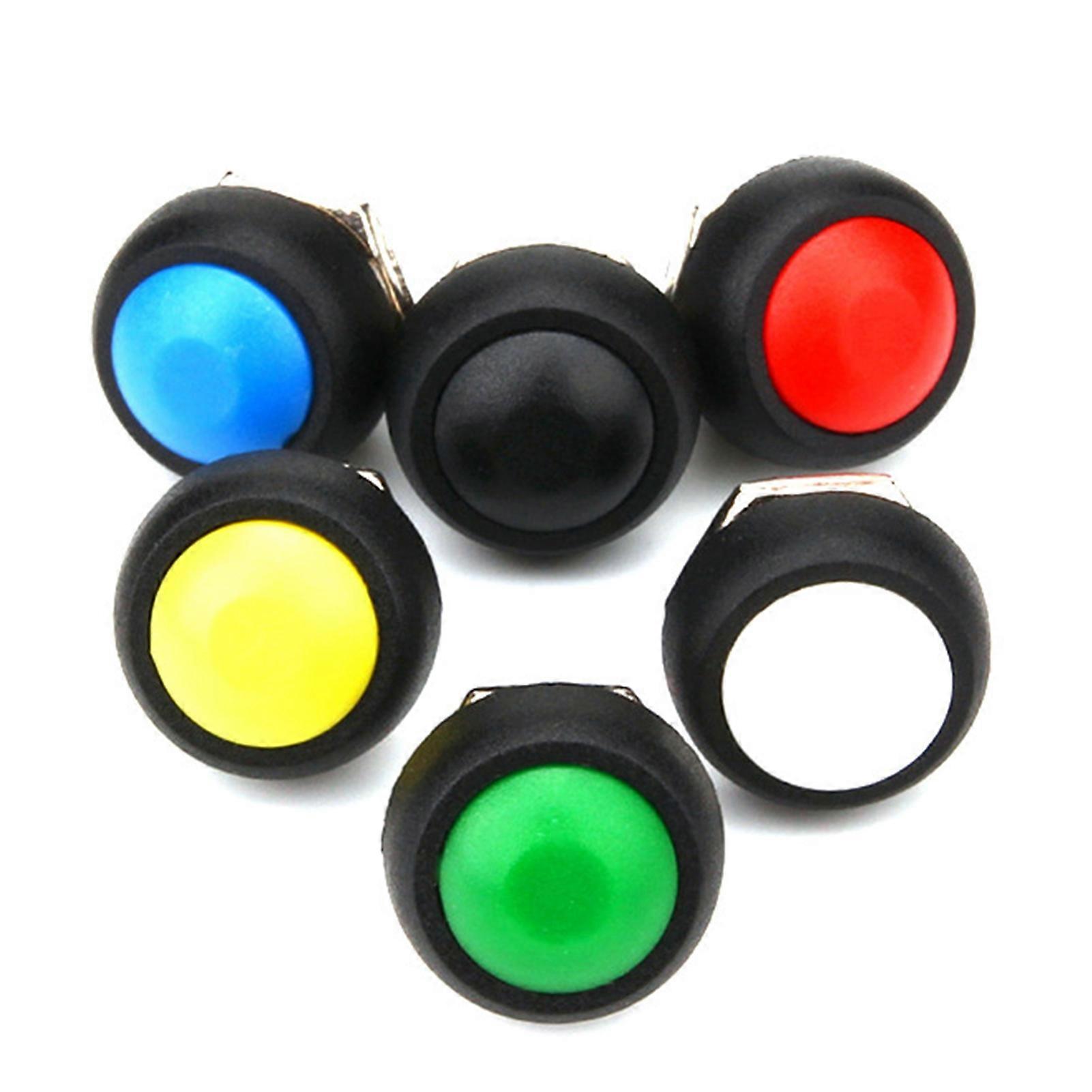 PBS-33B 12mm Waterproof Momentary Push Button Mini ON/Off Rest Switch ...