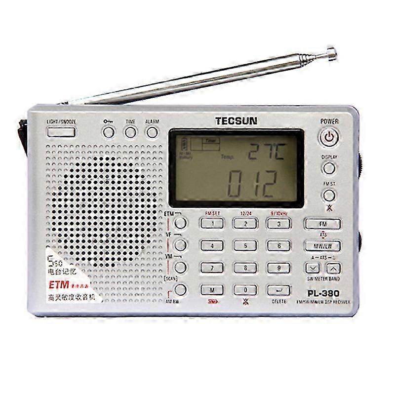 Tecsun PL-380 DSP PLL FM MW SW LW Digital Stereo Radio World-Band ...