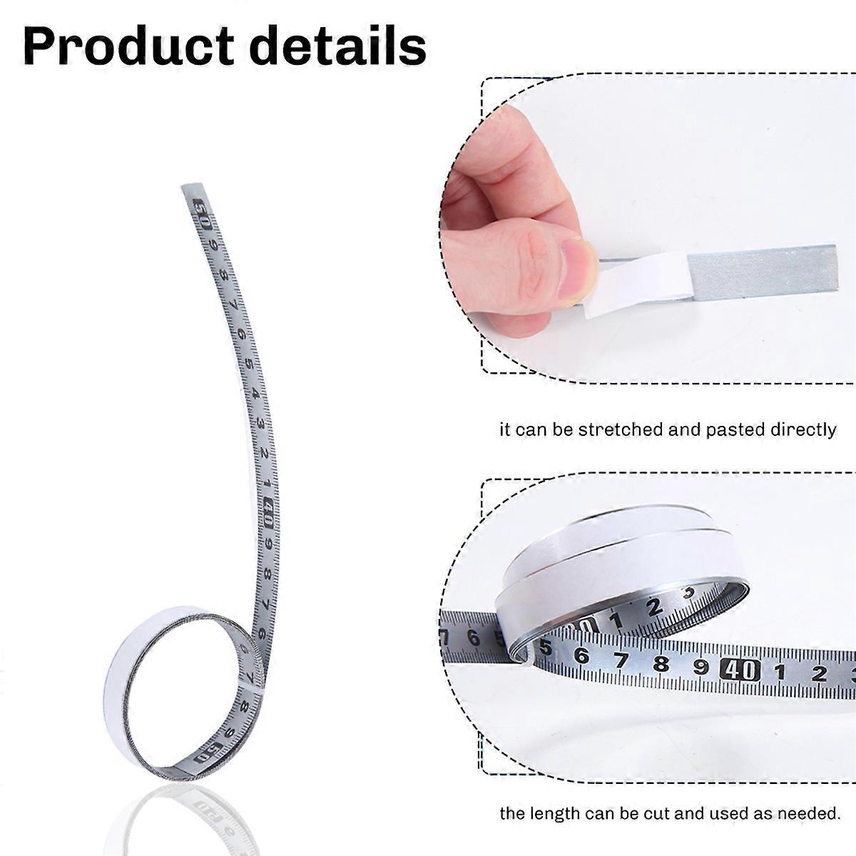 Stainless Steel Adhesive Scale Precision Woodworking Guide Rail Self ...