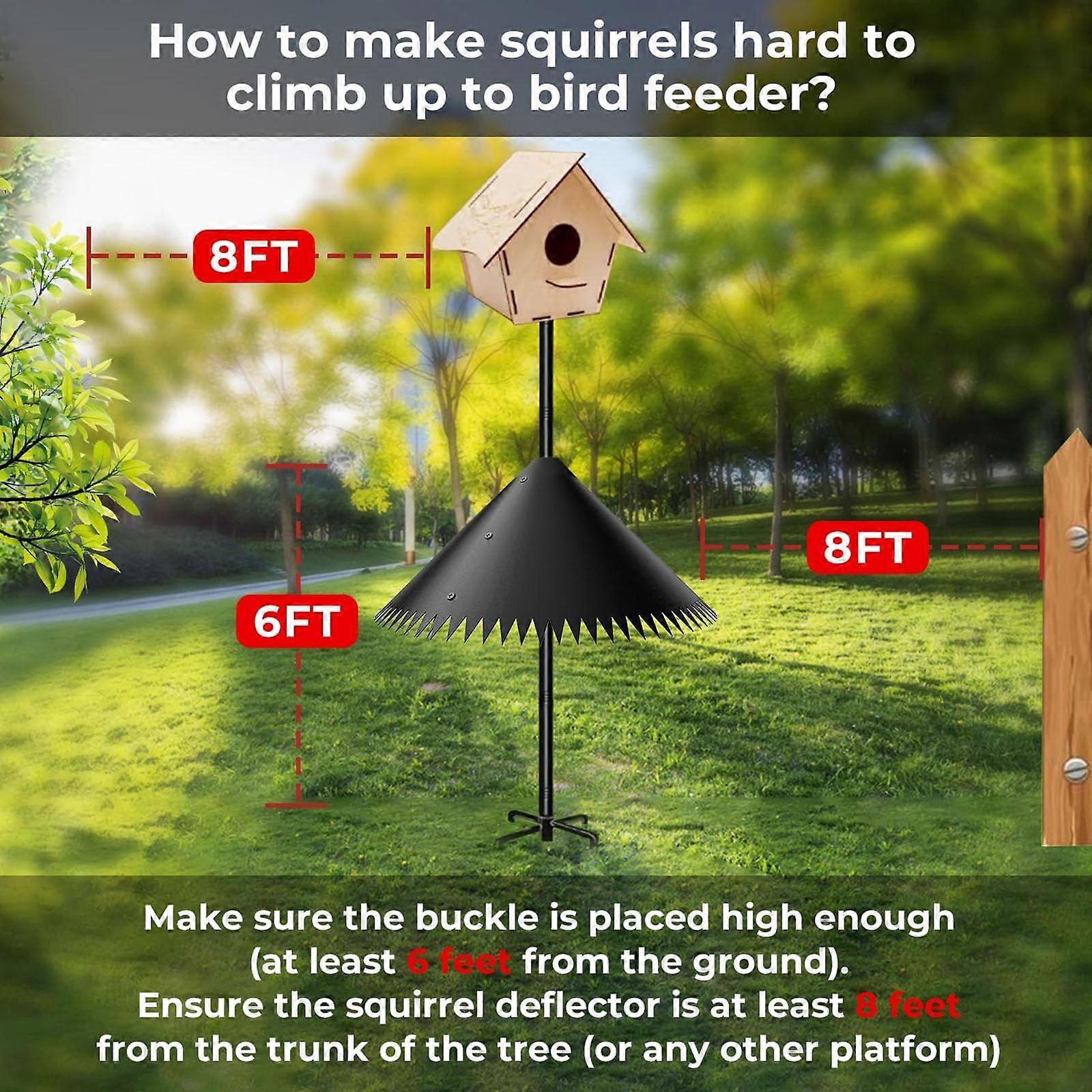 Squirrels Baffles Effective Defense Professional Food Houses Squirrels ...