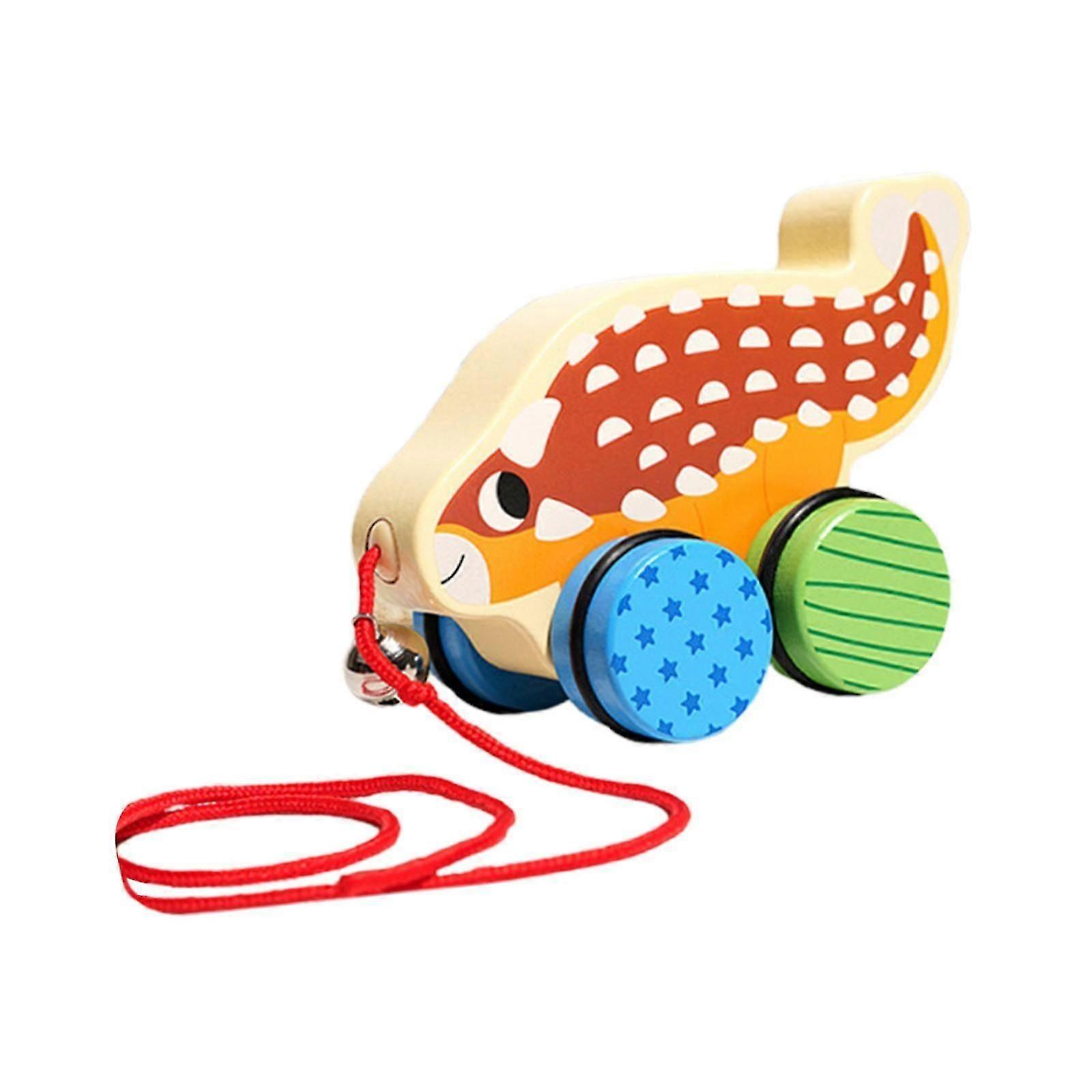 Pull Along Toy with String Animal Push and Pull Along Toy Fine Motor ...