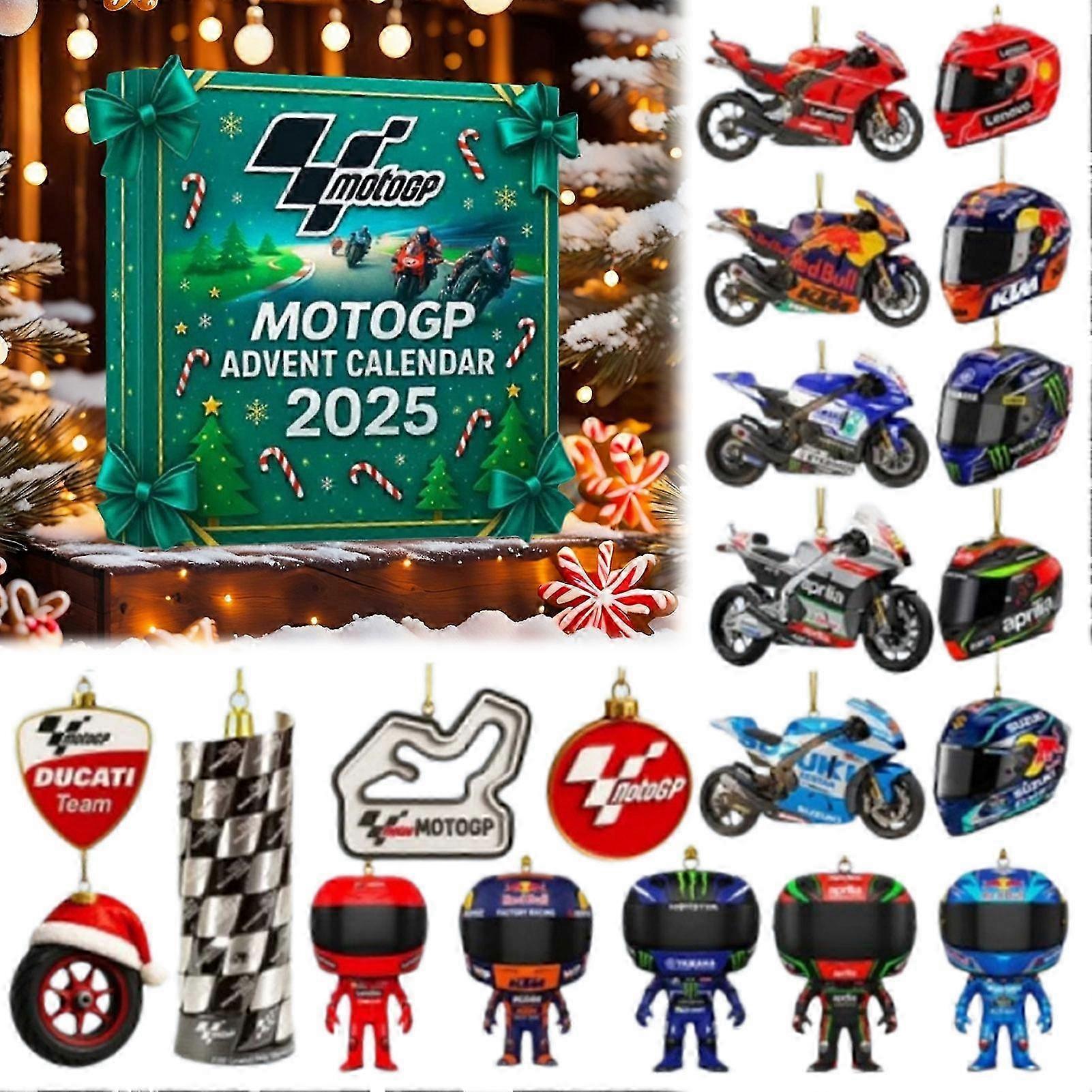 Motorcycle Advent Calendar 2025 - 20 Days Christmas Countdown Gift for ...