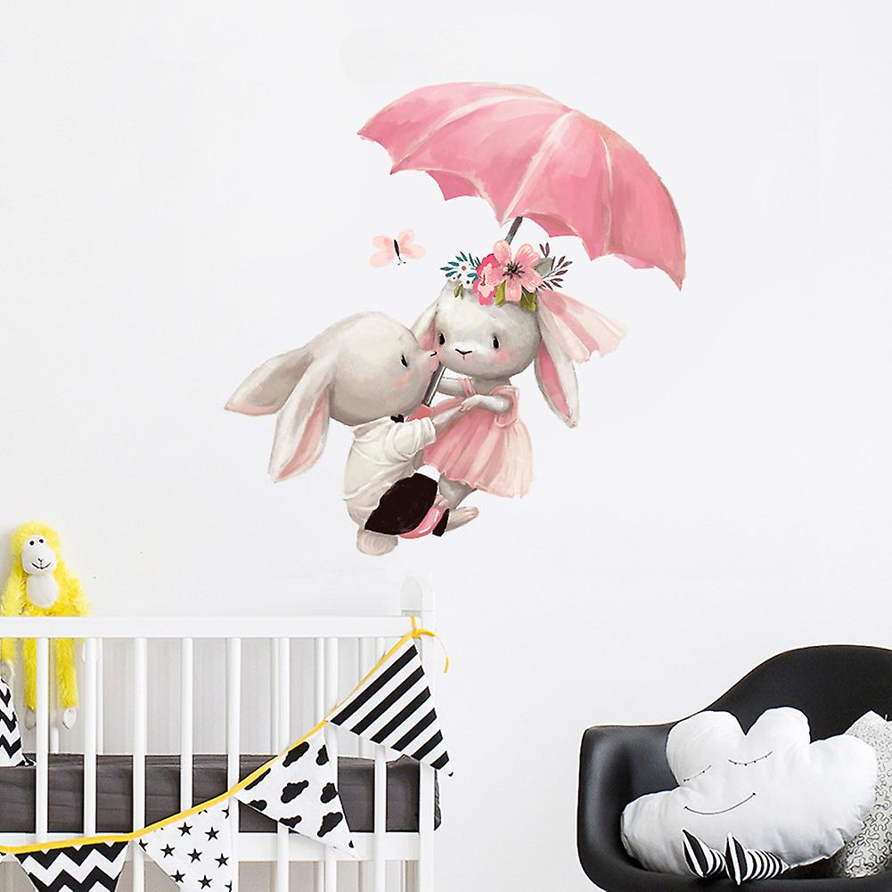 Cute Rabbit Series Wall Sticker For Kids Baby Room Home Decoration ...