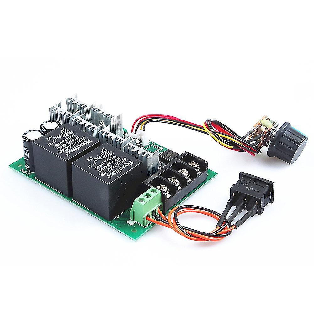 Pwm Speed Controller Pwm Electronic Governor 40a Dc 10v-50v 12v / 24v / 36v / 48v Brushed Dc ...