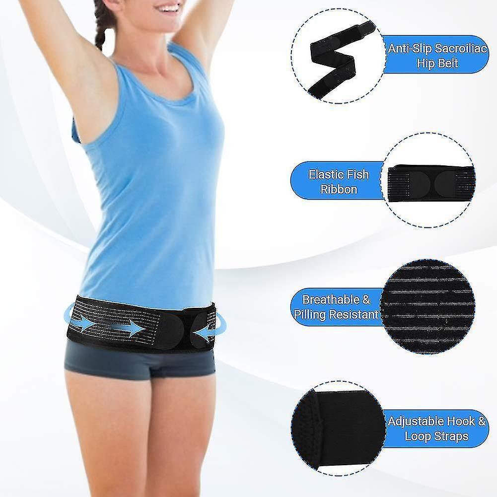 Sacroiliac Hip Belt That Alleviate Sciatic Pelvic Lower Back And Leg ...