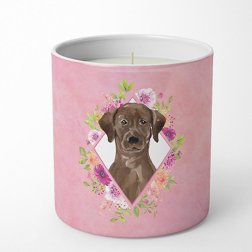 Chocolate Labrador Soy Candle 10 oz Decorative Gift Scented Soy Candles ...