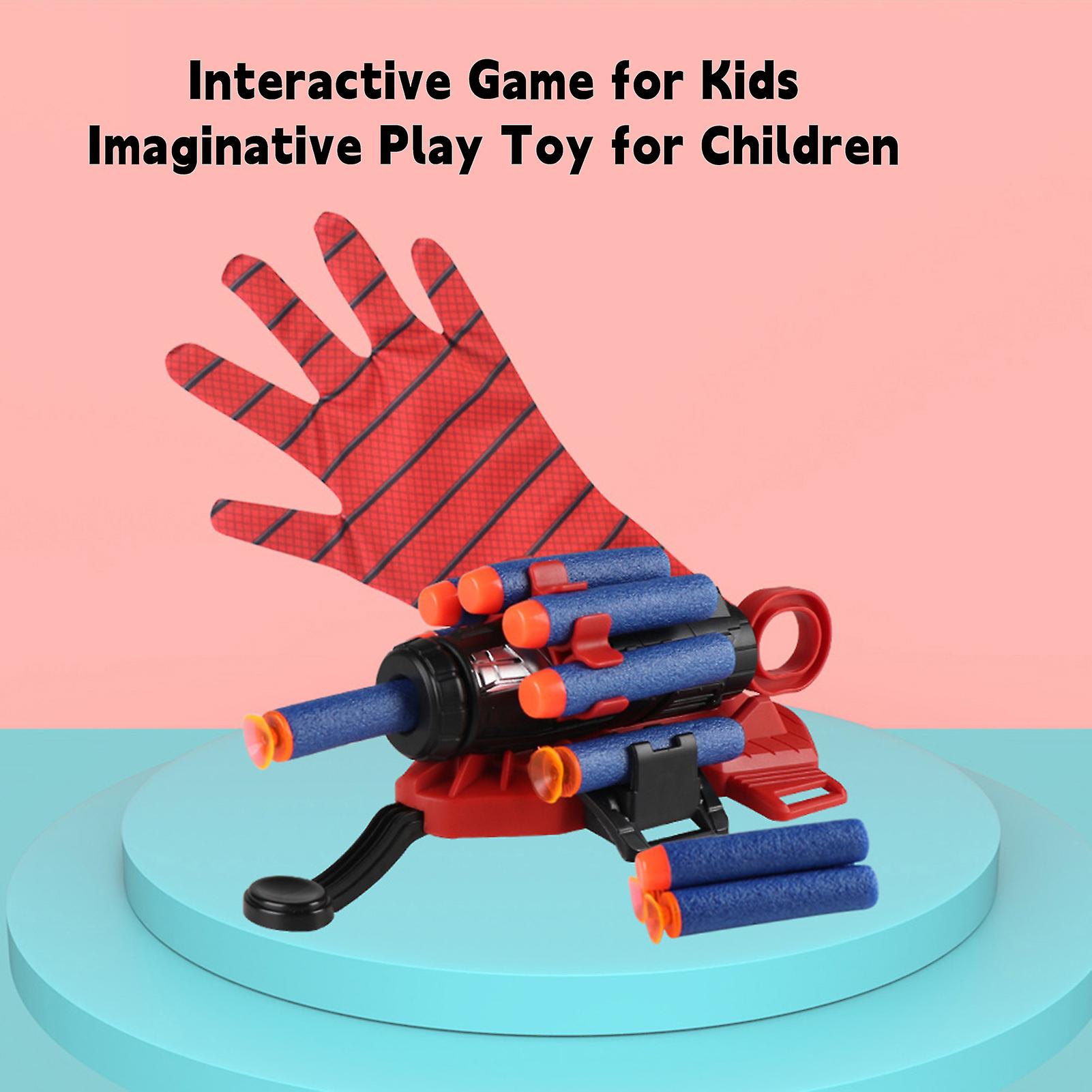 1 Set Shoot Toy Spider Web Slinger Toy Set Fun Kids Educational Wrist ...