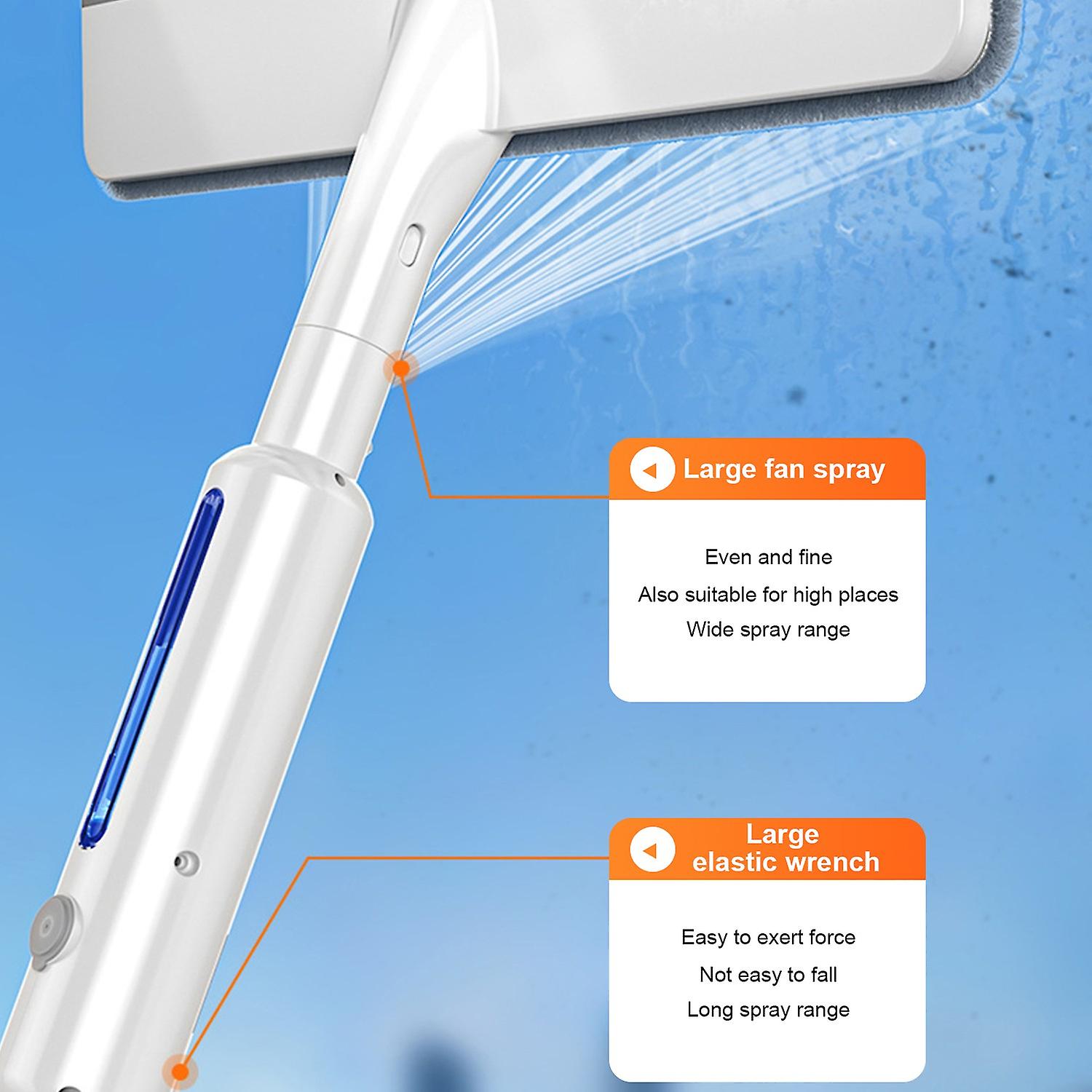 Upgrade Sprayer Window Cleaner, 30cm Squeegee with 3 Pads and Cleaning ...