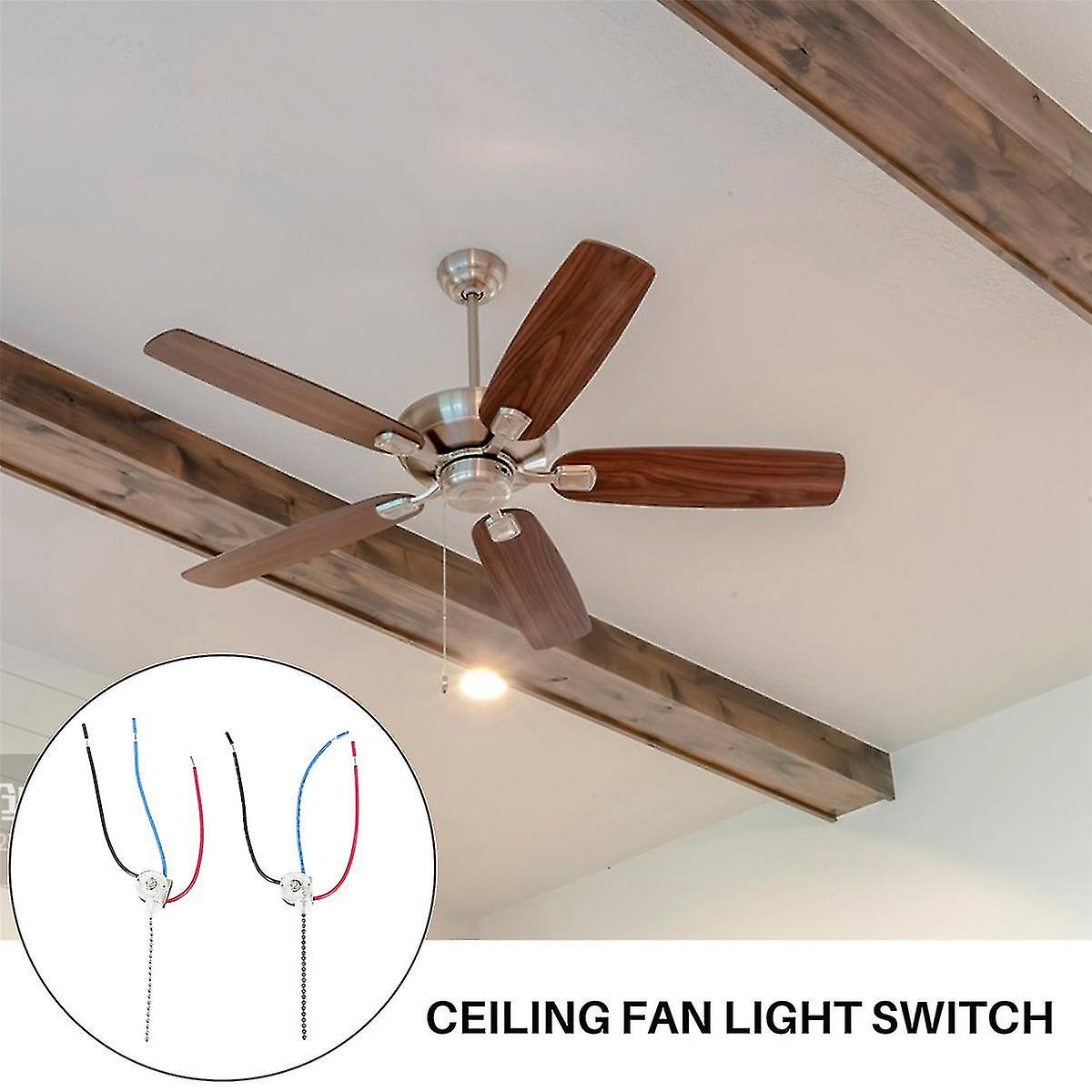 3Pack Ceiling Fan Light Switch ZE-110 Fan Switch 3 Way Speed Fan Switch ...