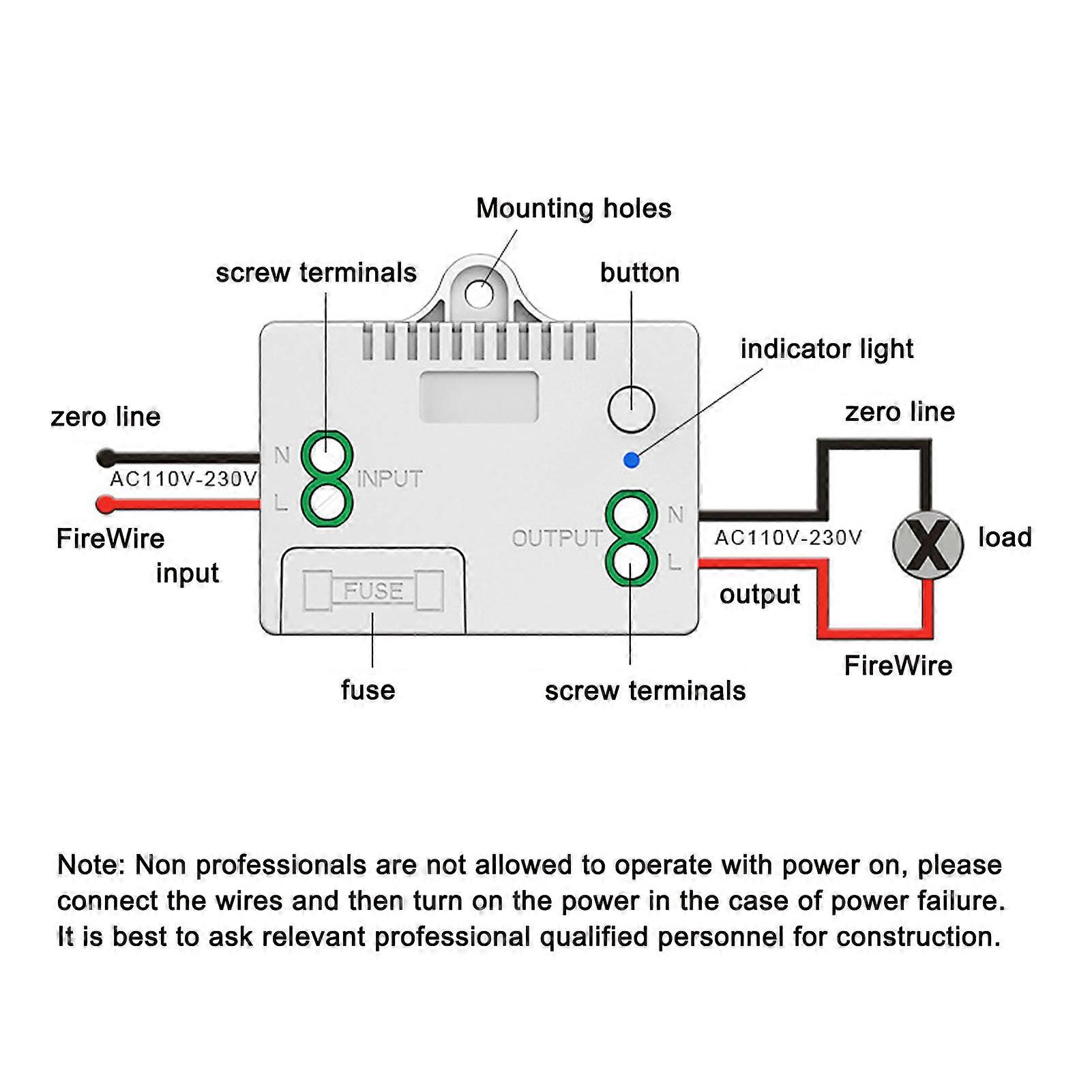 Wireless Light Switch Waterproof Self Powered Remote Controller ...
