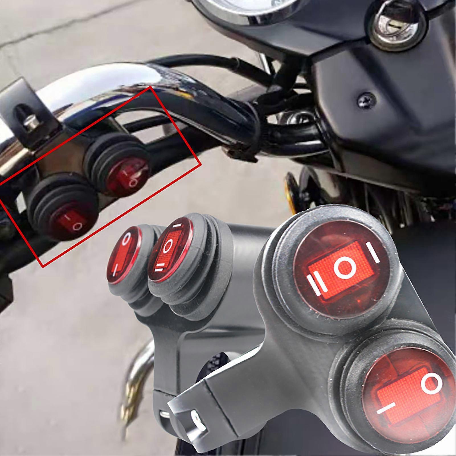 Waterproof Motorcycle Light Switch 12V Input Voltage Motorcycle ...