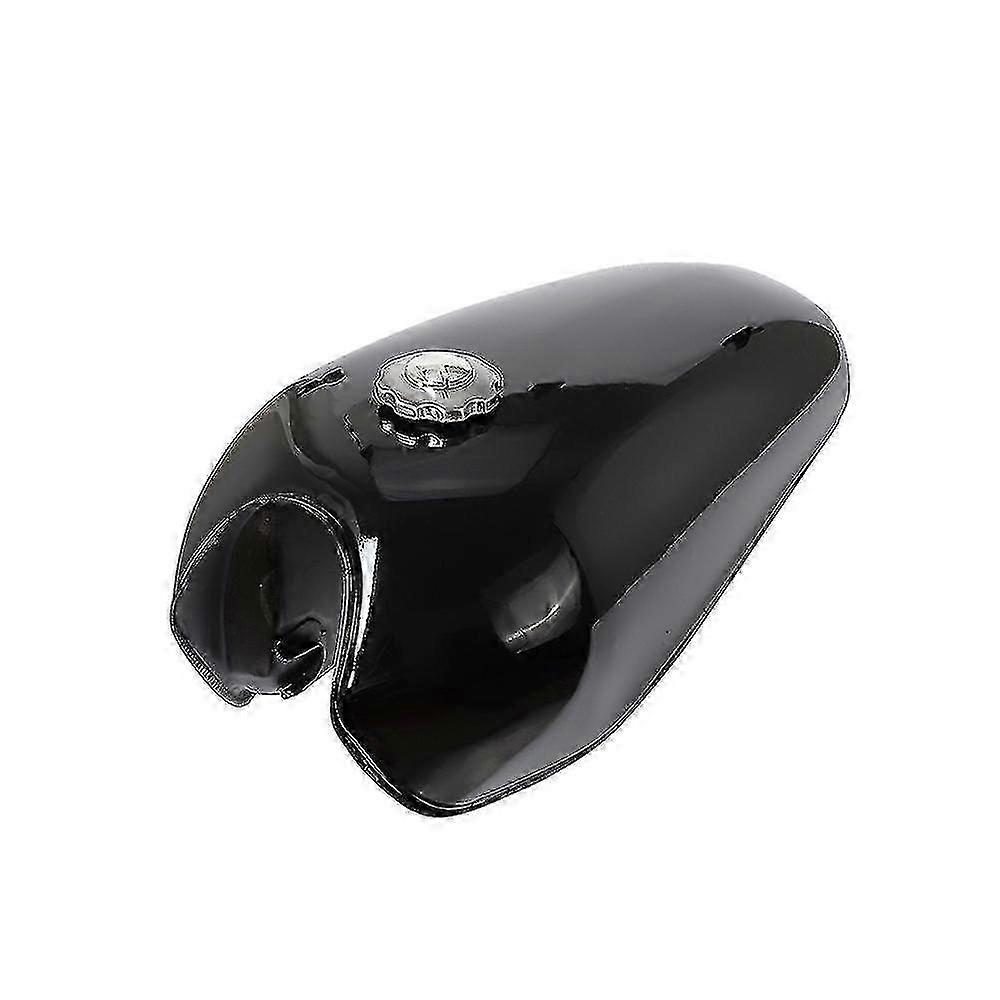 Black Motorcycle Universal 9l Gas Tank Cafe Racer Vintage Fuel Tank ...