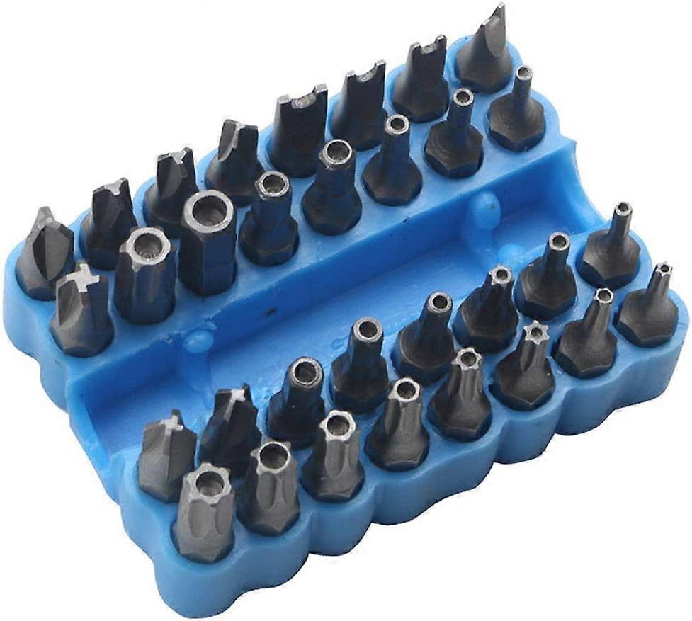 33 Piece Tamper Proof Security Screwdriver Bit Set With Magnetic Bit ...