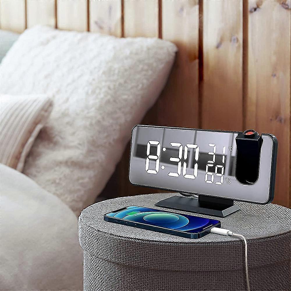 2024,Projection Alarm Clock For Bedroom Ceiling Digital Alarm Clock ...
