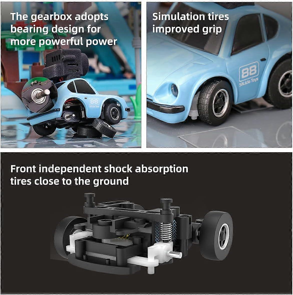 Q25-240Z RC Car with Camera and FPV Goggles, 1/100 Scale Mini First ...