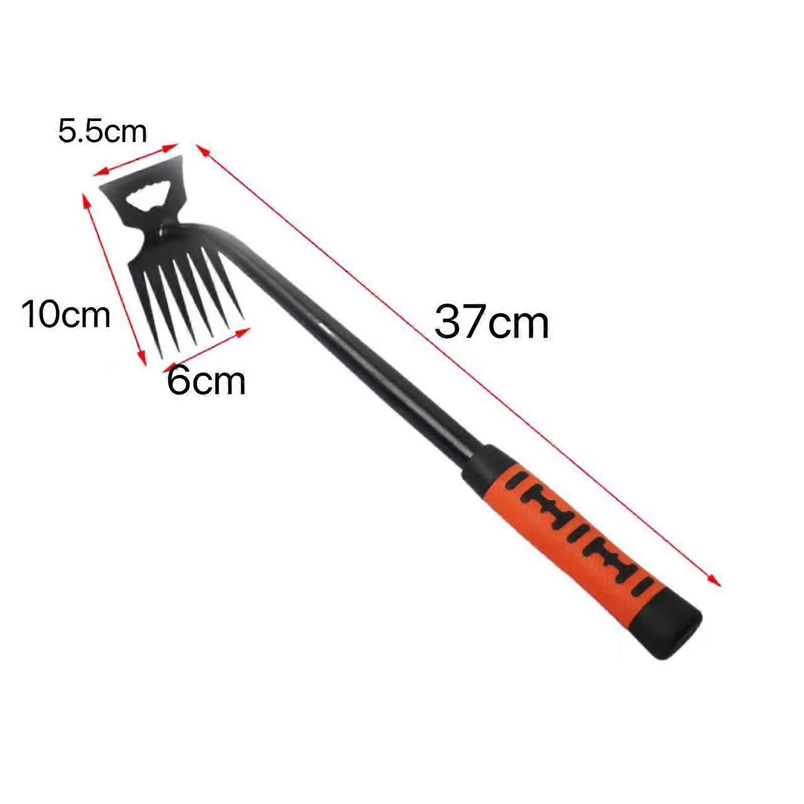 Multifunction Gardening Hoe Rake Steel Multi-Tines Hoe Cultivator Dual ...