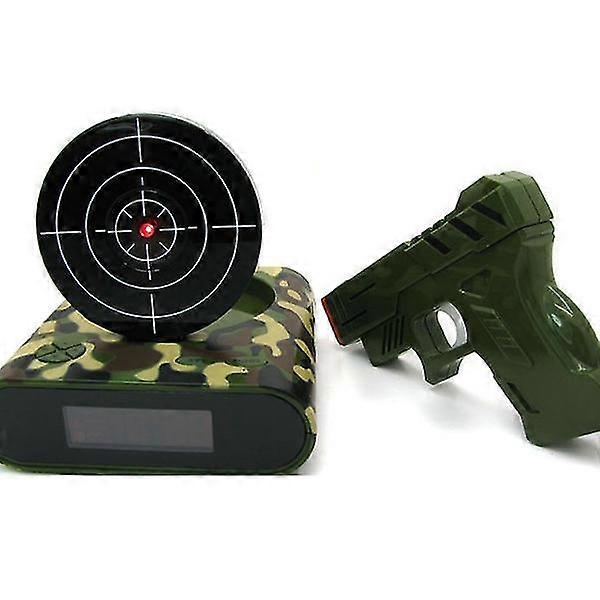 Gun Target Alarm Clock Digital Alarm Clock Gun Alarm Clock Non Ticking ...