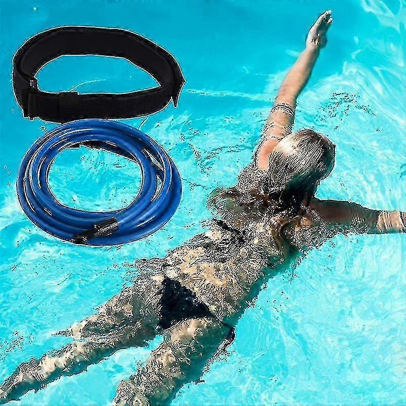 4m Pool Swim Band Adjustable Swim Trainer Swimming Resistance Band For ...