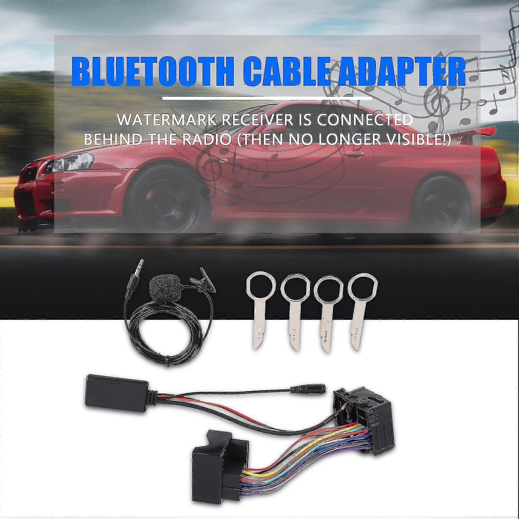 Car Audio Bluetooth Cable Adapter For Ford Fiesta Focus Mondeo Kuga ...