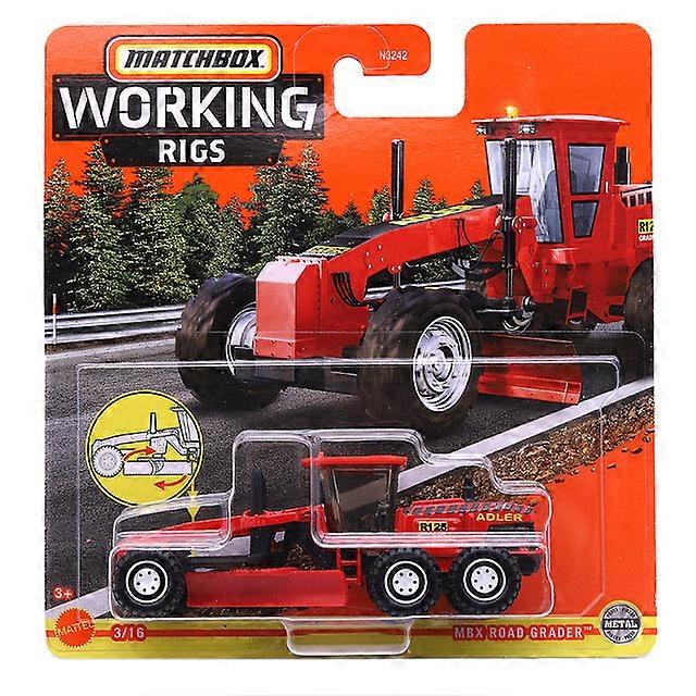 Matchbox Working Rigs International MV Box Truck MBX Mobile Crane Road ...