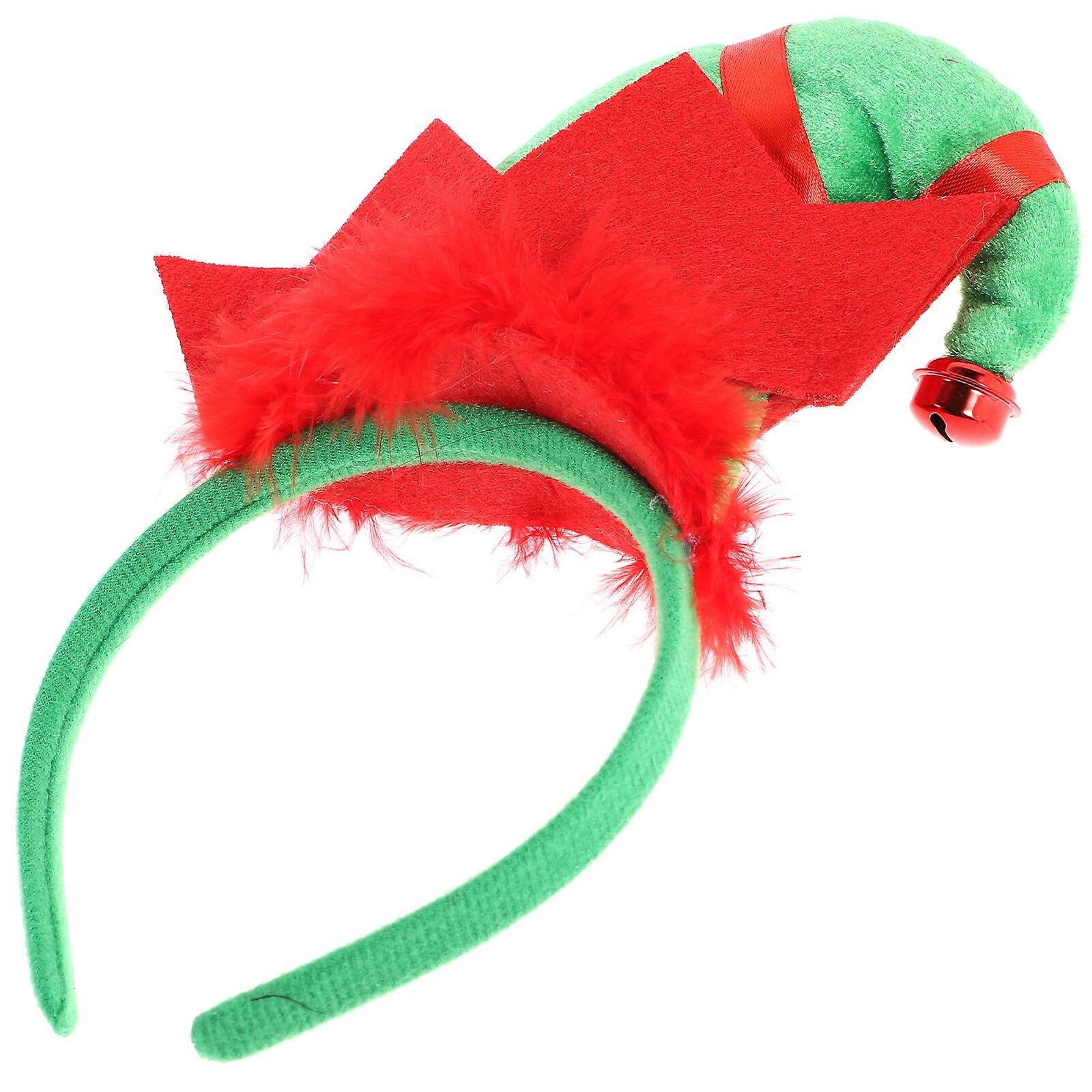 Adult Costumes Elf Headband Cosplay Xmas Hat Hair Band Christmas ...