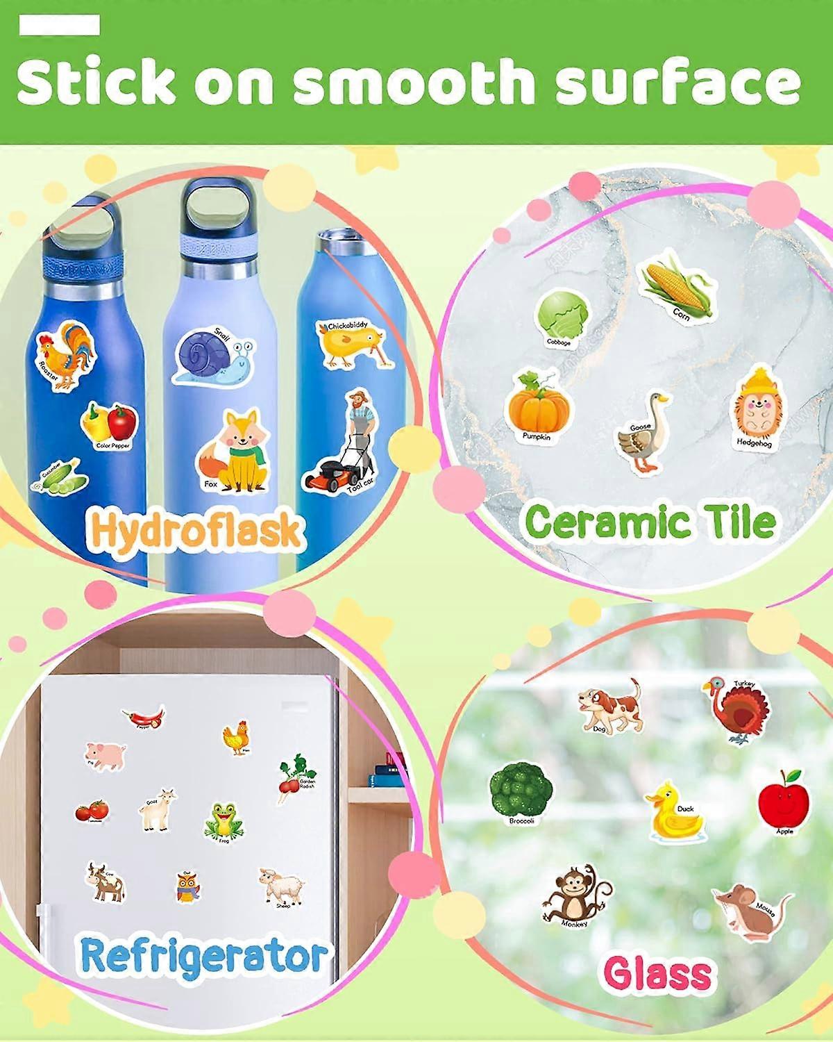 Reusable Sticker Book for Kids 2-4, Fun Travel Stickers for Kid ...