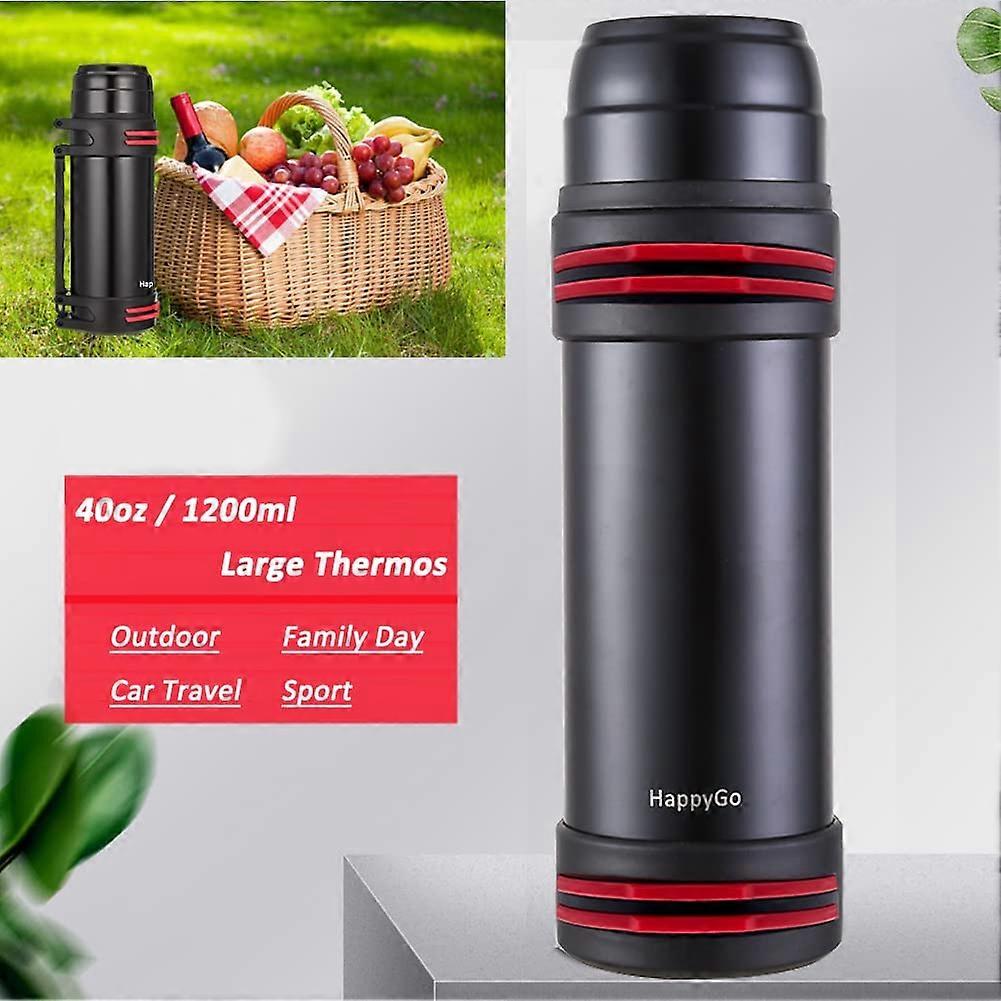 40oz Thermos Large Coffee Vacuum Bottle Stainless Steel Insulated ...