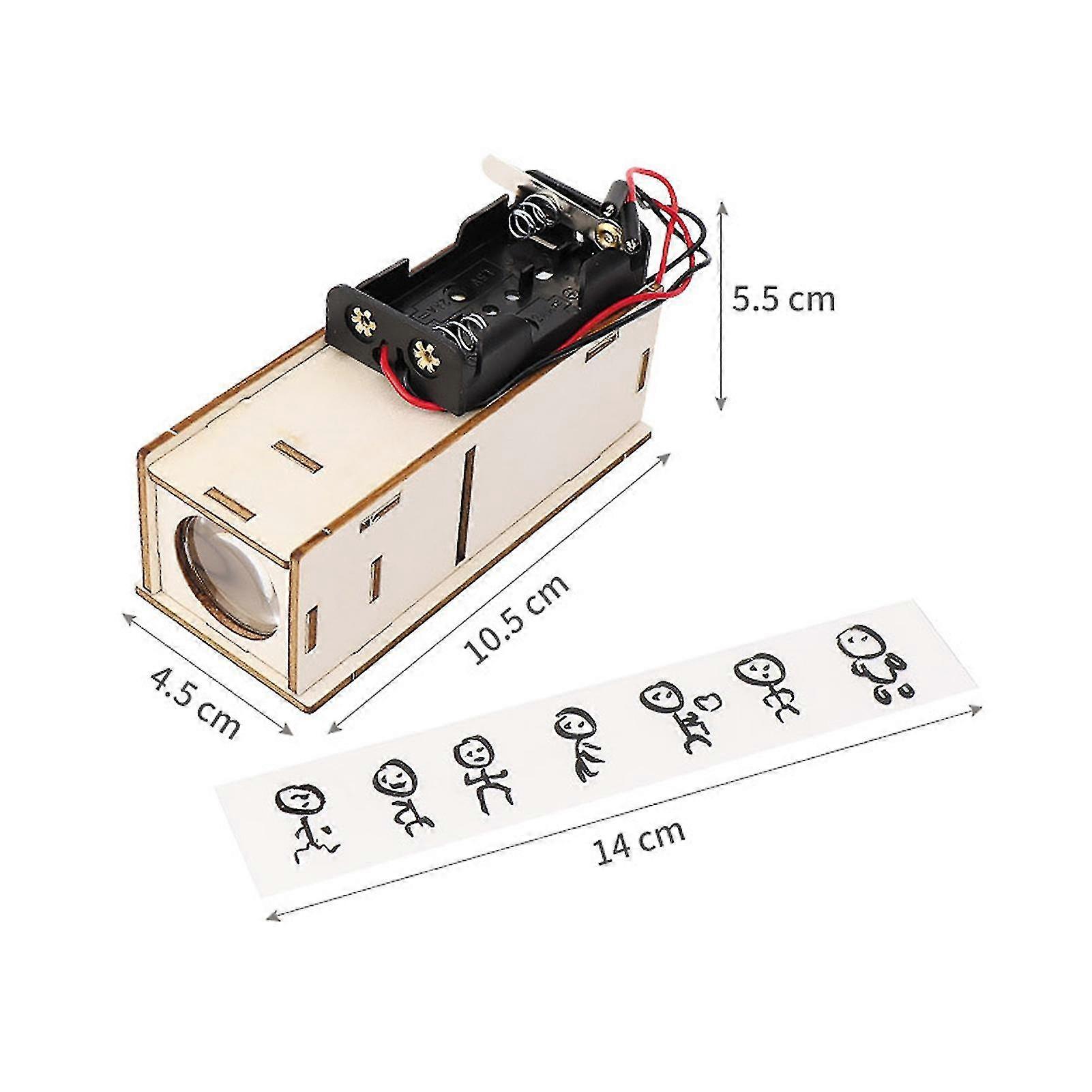 Children Homemade Slide Projector Educational Toy Diy Slide Projector ...