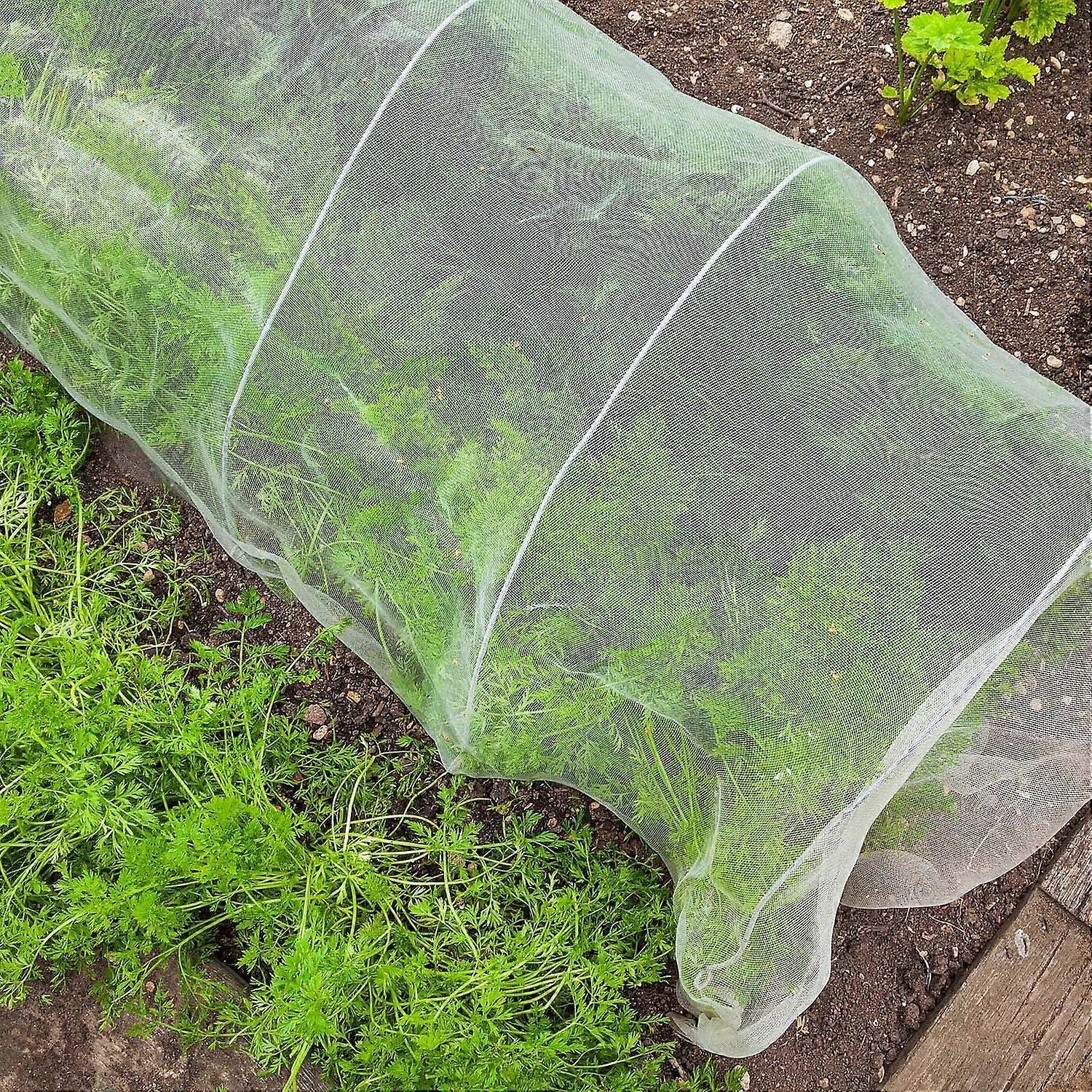 3m x 2m Insect Netting Against Insects Birds Mosquito Garden Plant Mesh ...