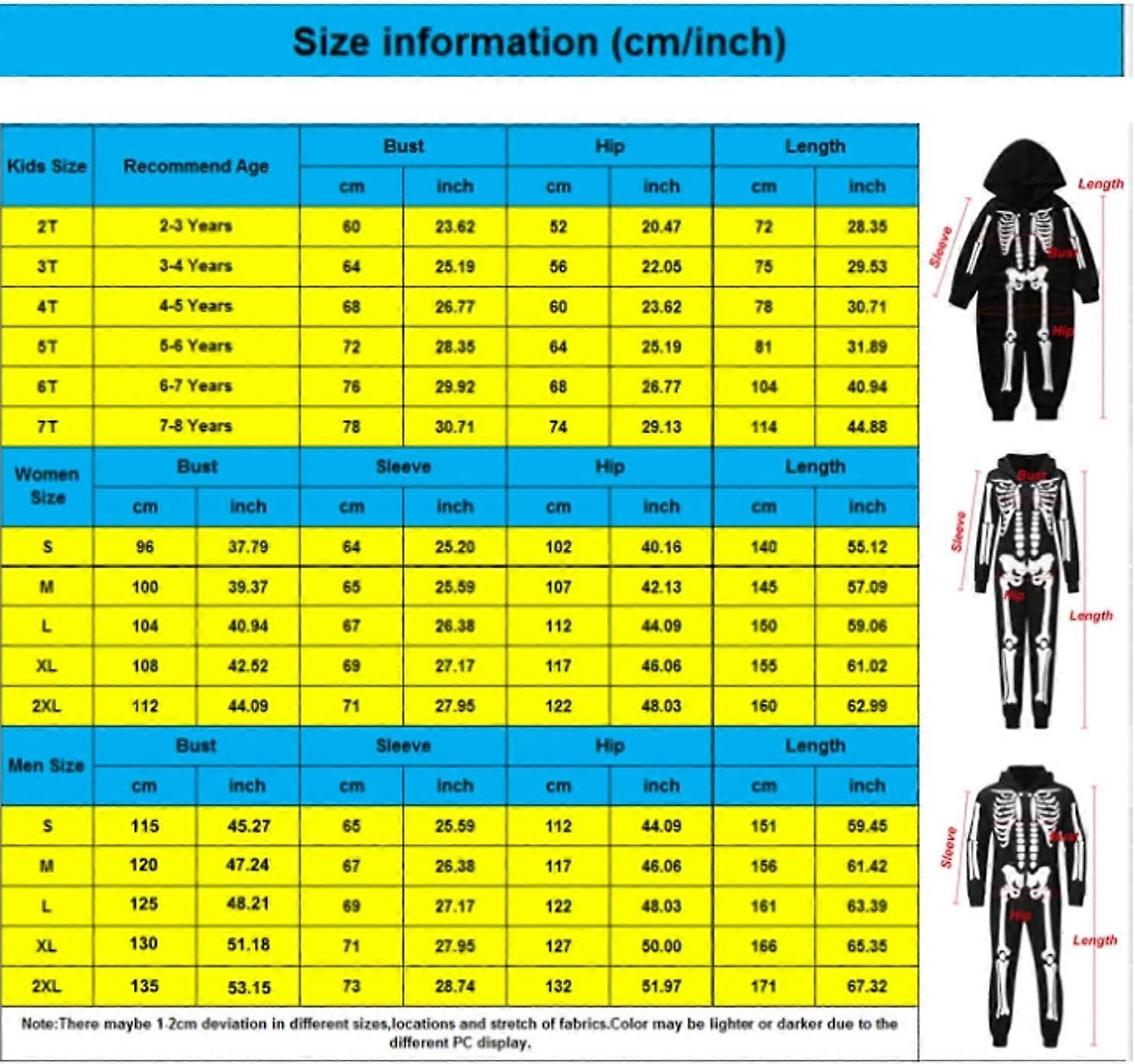 Skeleton Onesie Adult, One-Piece Zipper Skeleton Glow Costume for ...