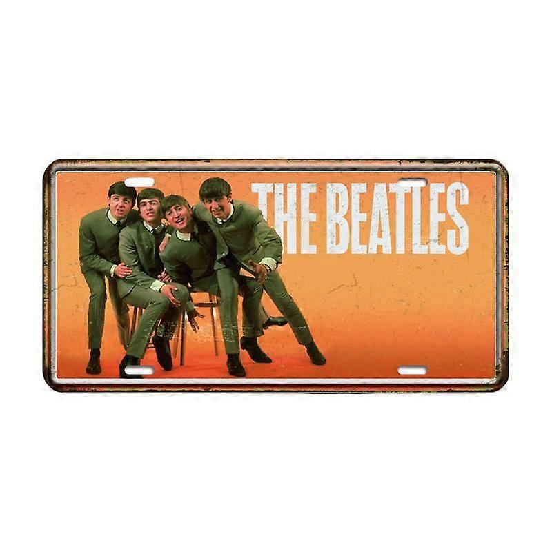 The Beatles Wall Decor 5 Pieces - The Beatles Metal Tin Signs,Beatles ...
