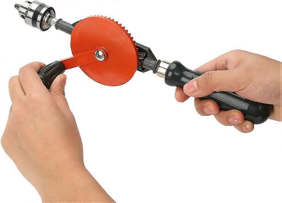 Portable Hand Crank Drill, Mini Hand Drill with Double Pinion Suitable ...