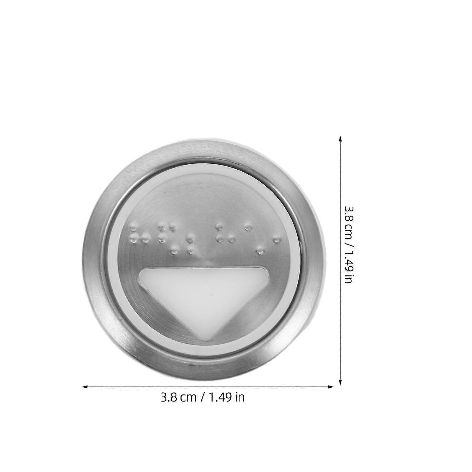 2PCS Round Elevator Button Stainless Steel Emergency Stop Button with ...