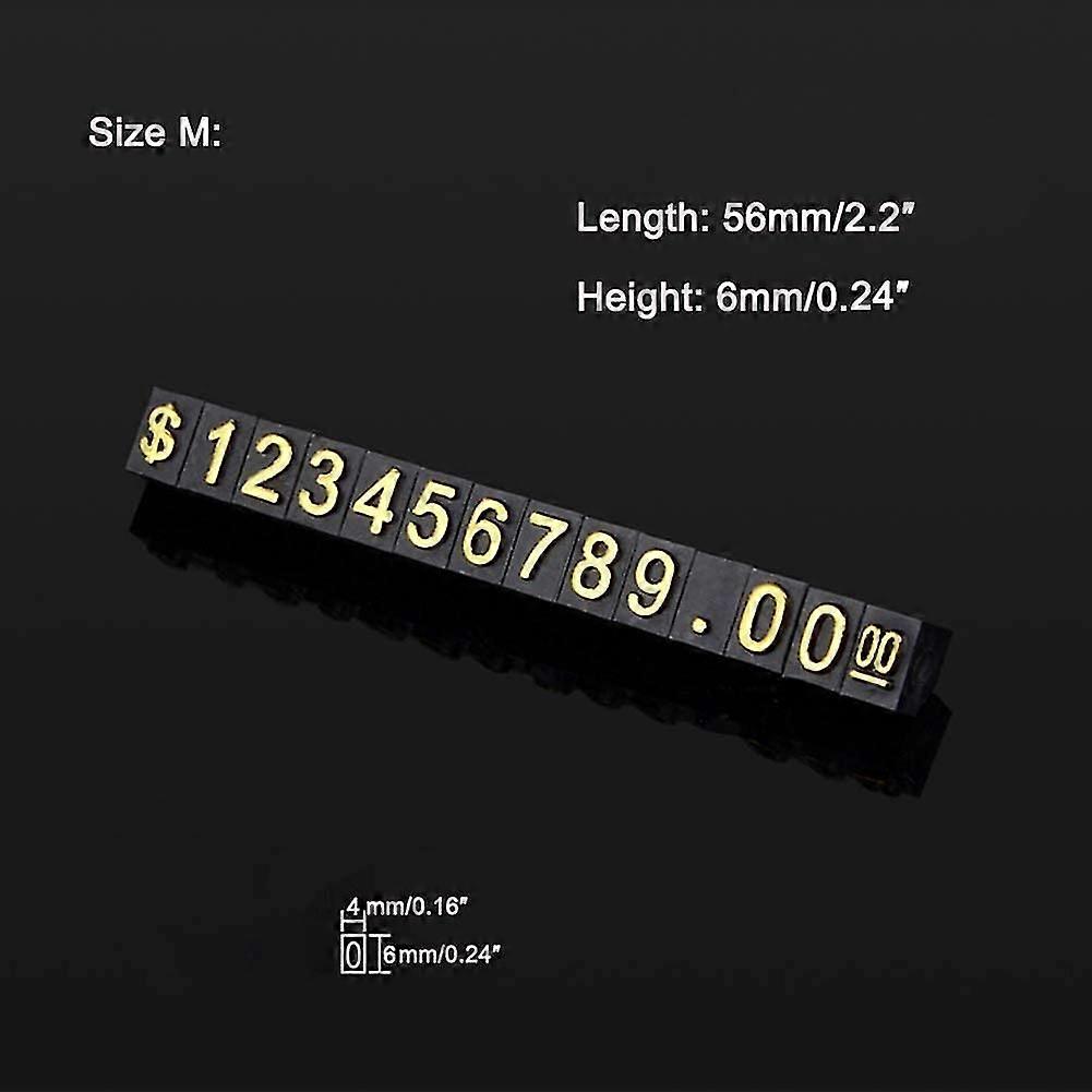 20 Sets Price Display Square Adjustable Price Tag for Price Display ...