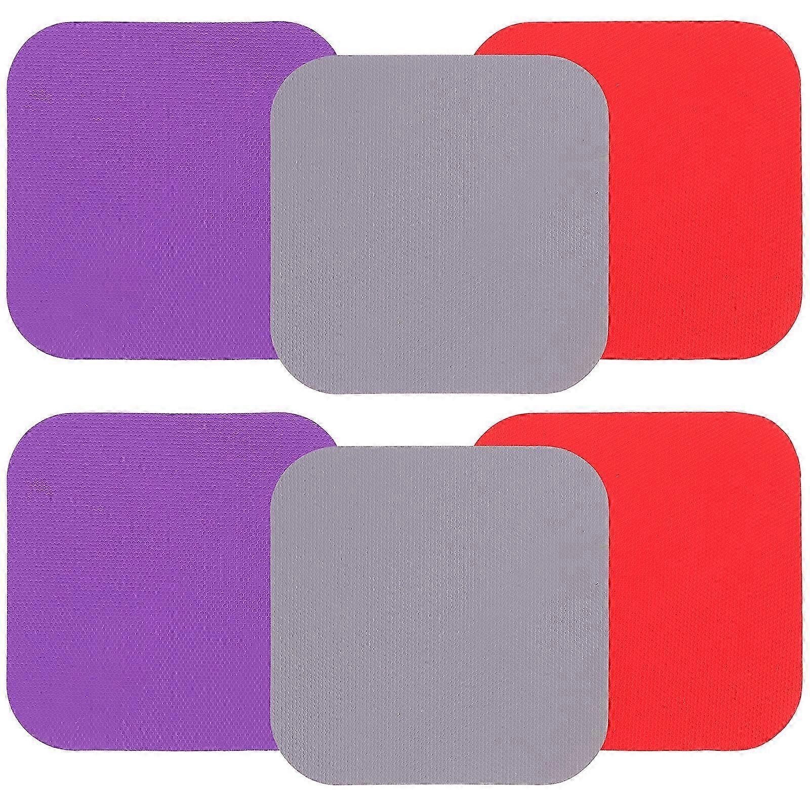 6-Piece Rubber Jar Opener Gripper Pads | Non-Slip Kitchen Coaster Mat ...