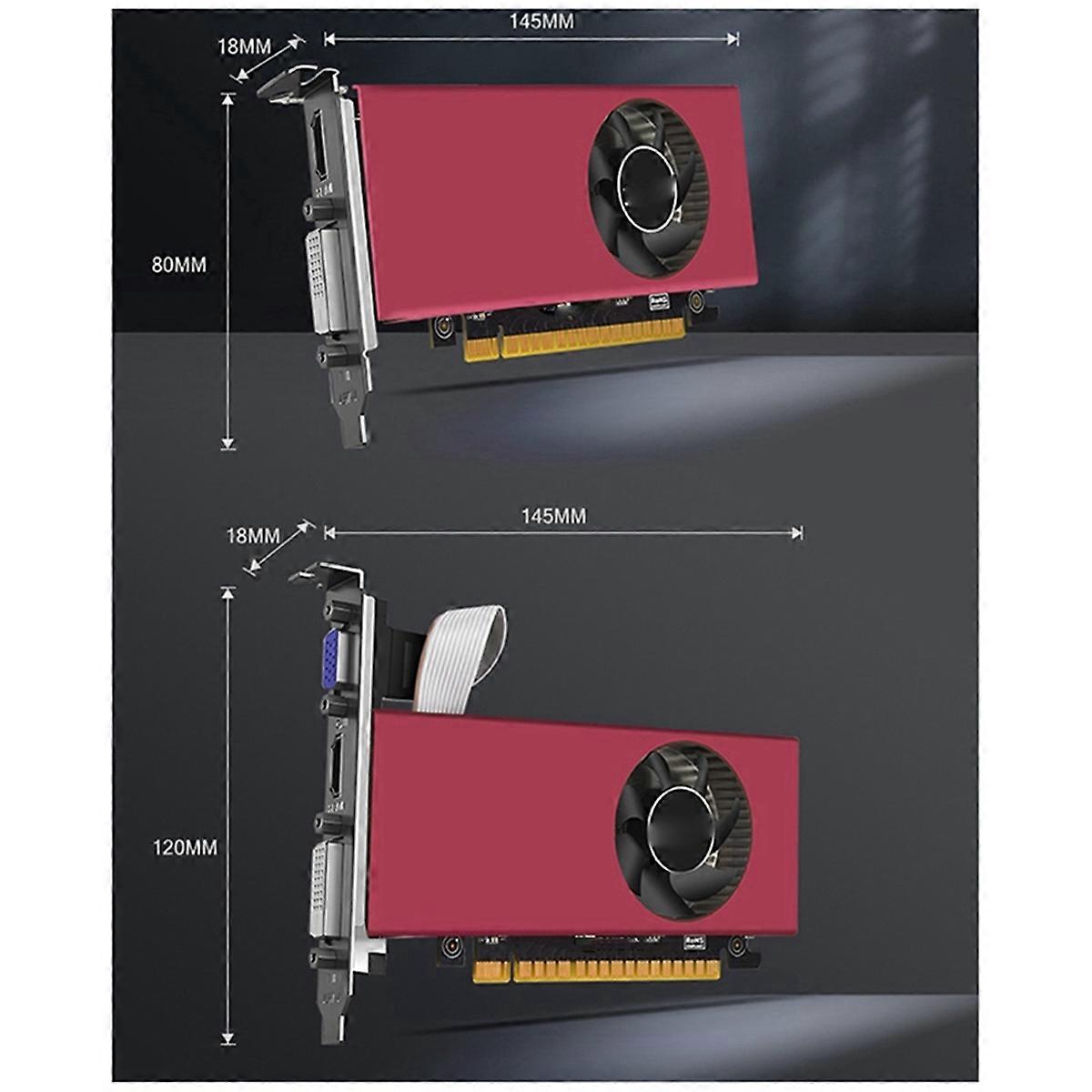 GT740 4GB DDR5 Discrete Graphics Card with HDMI-Compatible VGA DVI Port ...