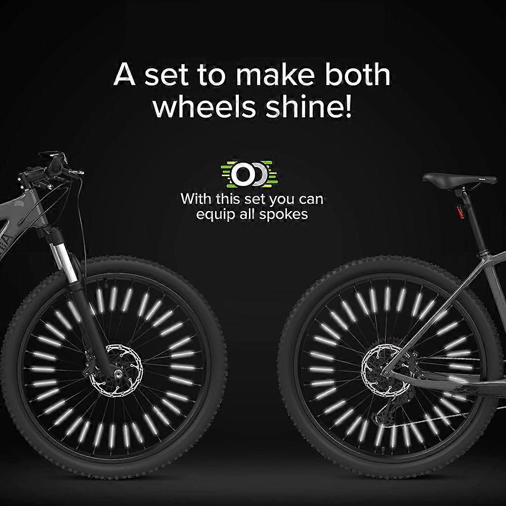 36pcs spoke reflector 360 visible and easy to install - bicycle spoke ...