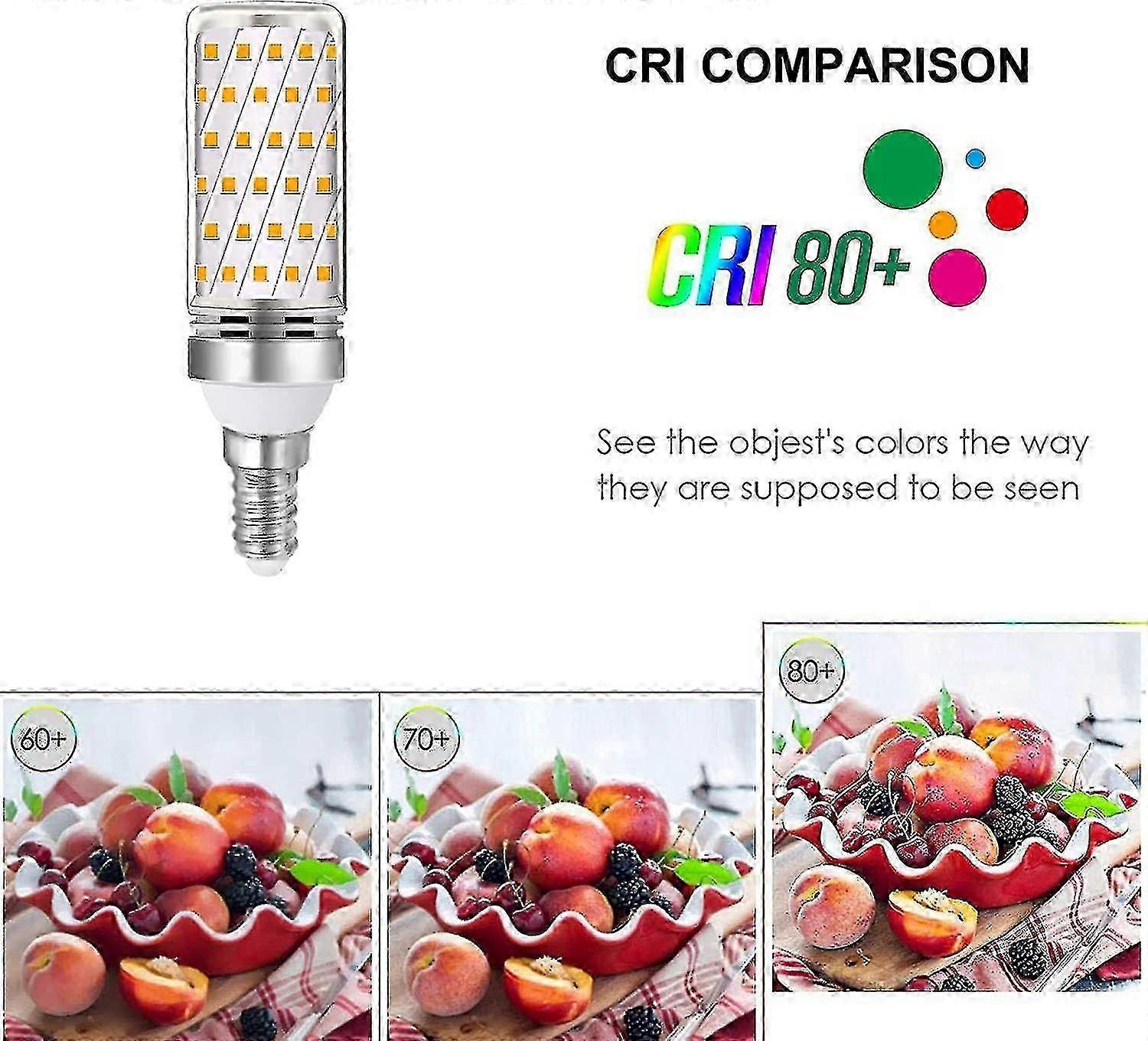 E14 16w Led Bulb Warm White 3000k 1600lm, Halogen Lamp Equivalent E14 ...