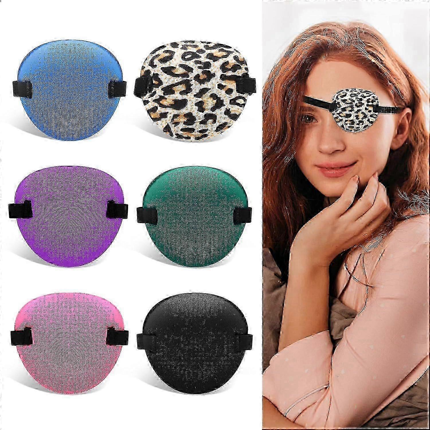 6Pcs Eye Patches, Adjustable Medical Eye Patch for Adults and Kids, Left or Right Eyepatch ...