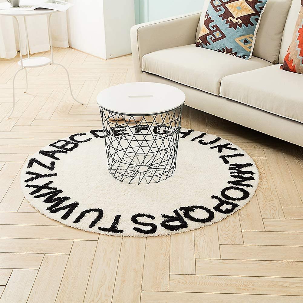 Ln-abc Kids Rug: Hand Woven Alphabet Educational Area Rug For Infants ...