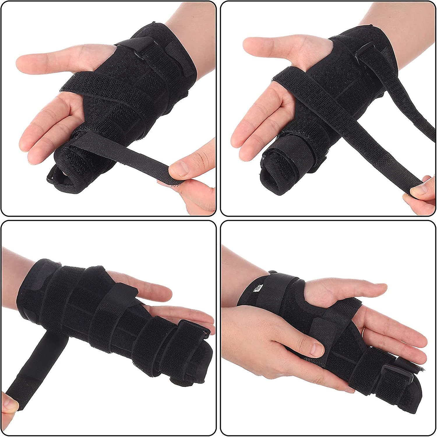 2 Pack Boxer Finger Splint Padded Support Brace Boxer Fracture Splint ...