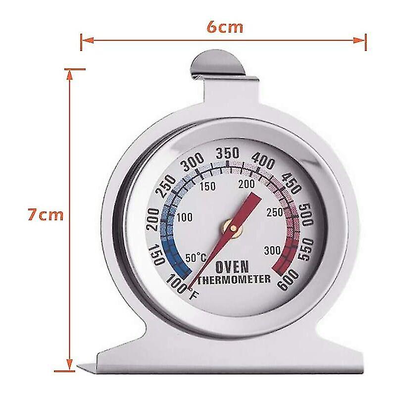 Oven Thermometer,300/600 Food Cooking Thermometer, Stainless Steel ...