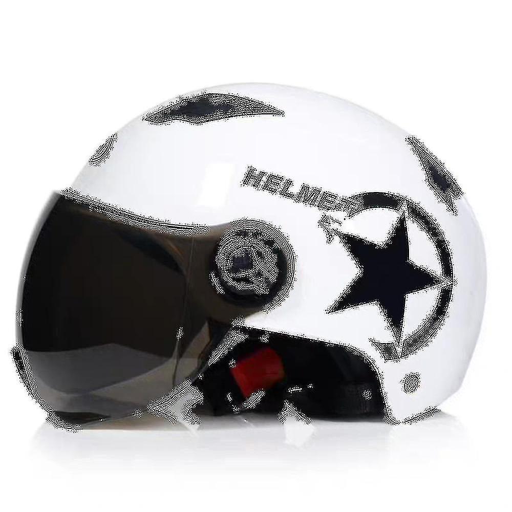 Electric Motor Car Helmet Scooter Bike Open Face Half Baseball Cap Anti ...