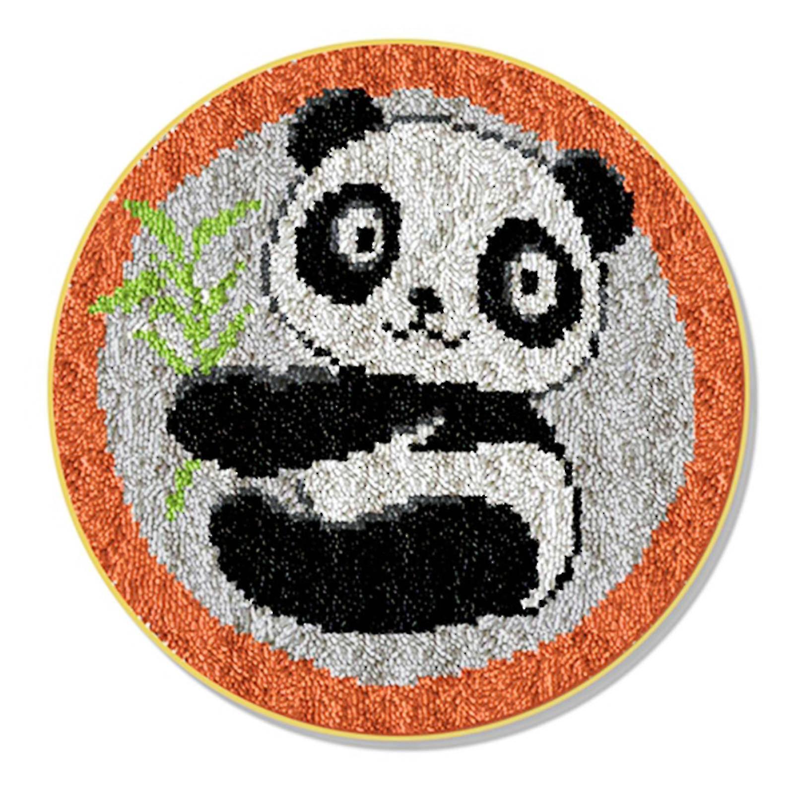 Diy Crochet Yarn Kits, Panda Rug For Kids Adults And Beginners | Fruugo DK