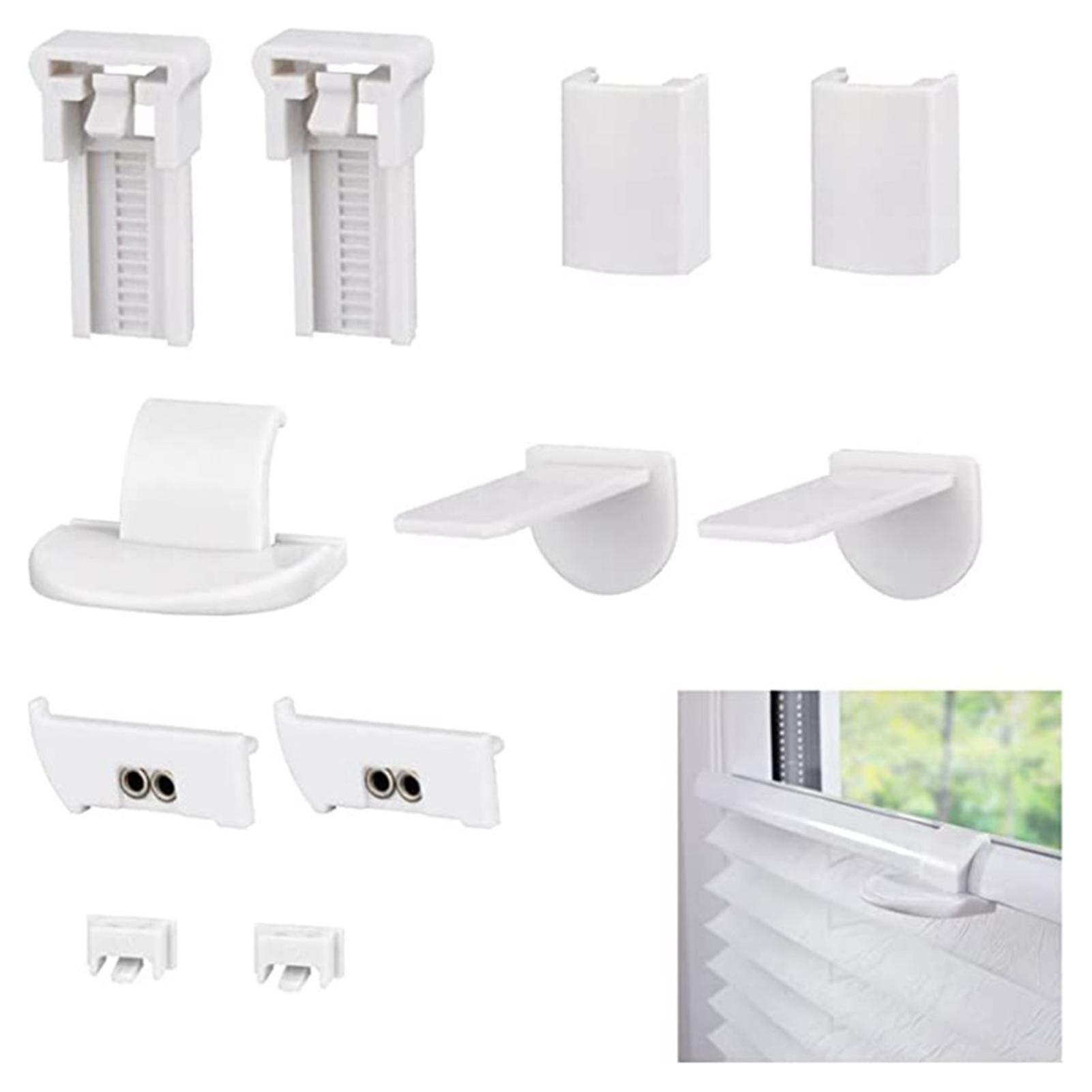2 Sets 20mm Pleated Blind Replacement Parts Set Clamp Support ...