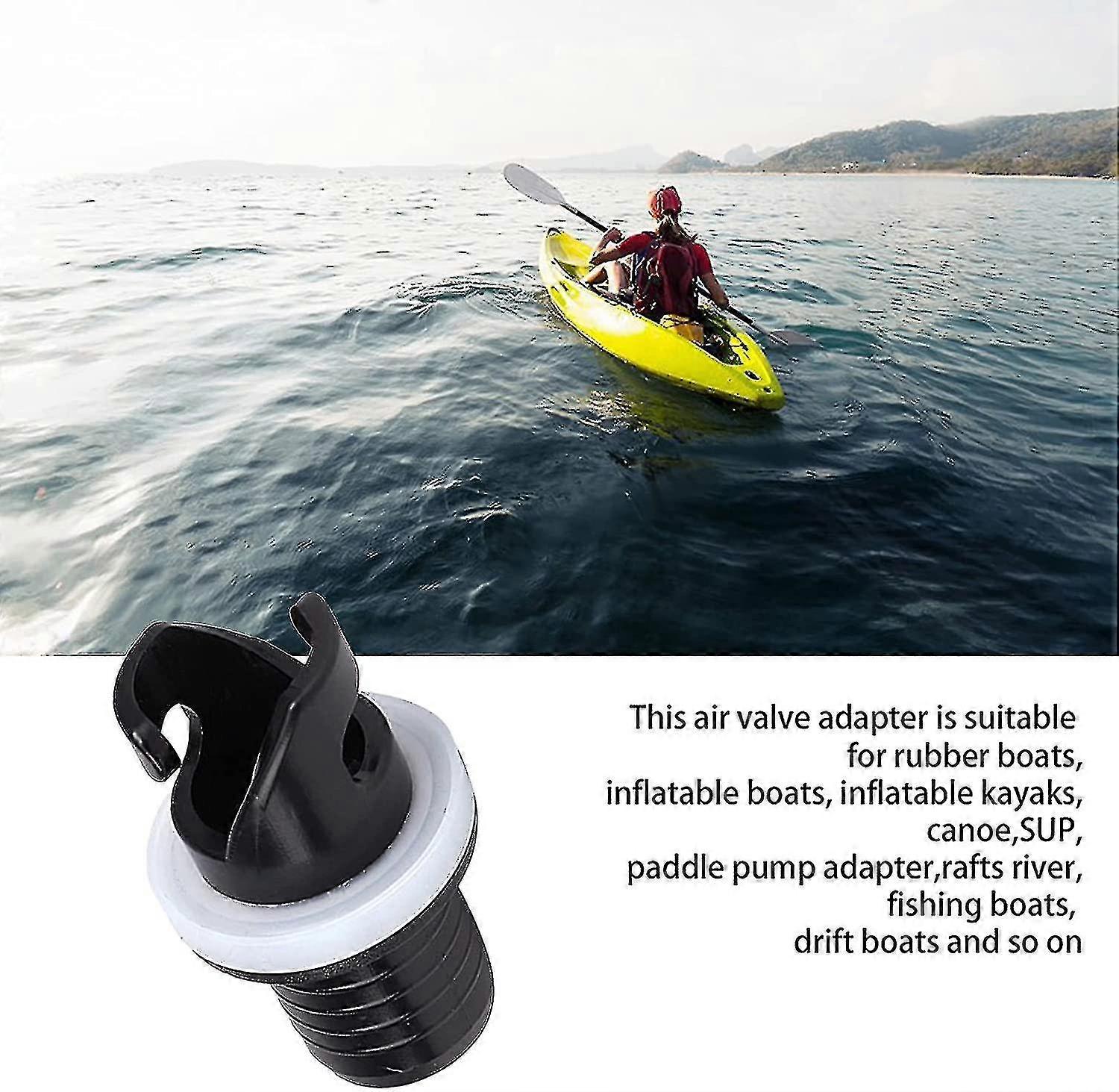 Boat Foot Pump Hose Adapter, H-r Valve Kayak Adapter Inflatable Boat ...